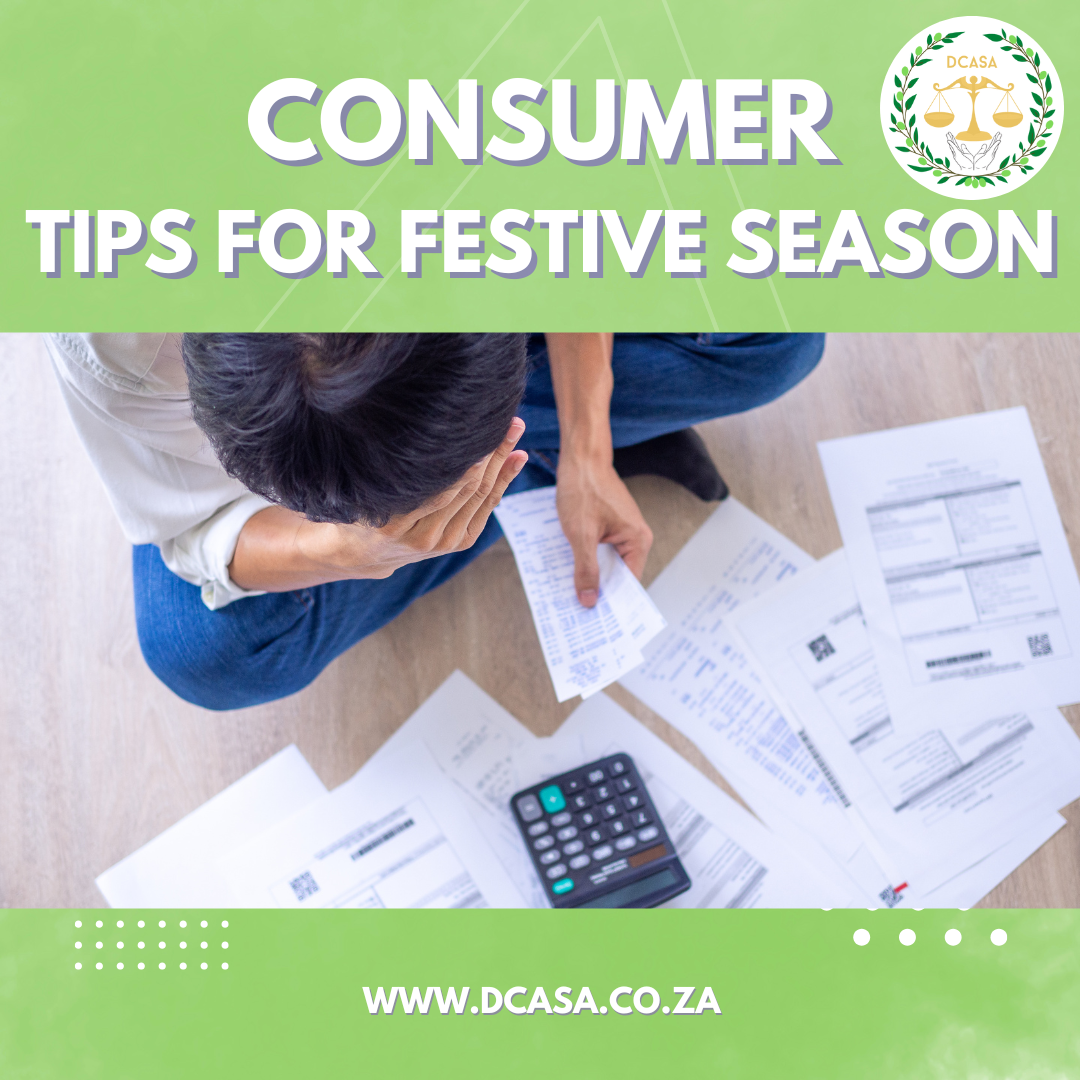 DCASA Budget advice -Budget Advice - Key Advice for Consumers to Empower Themselves