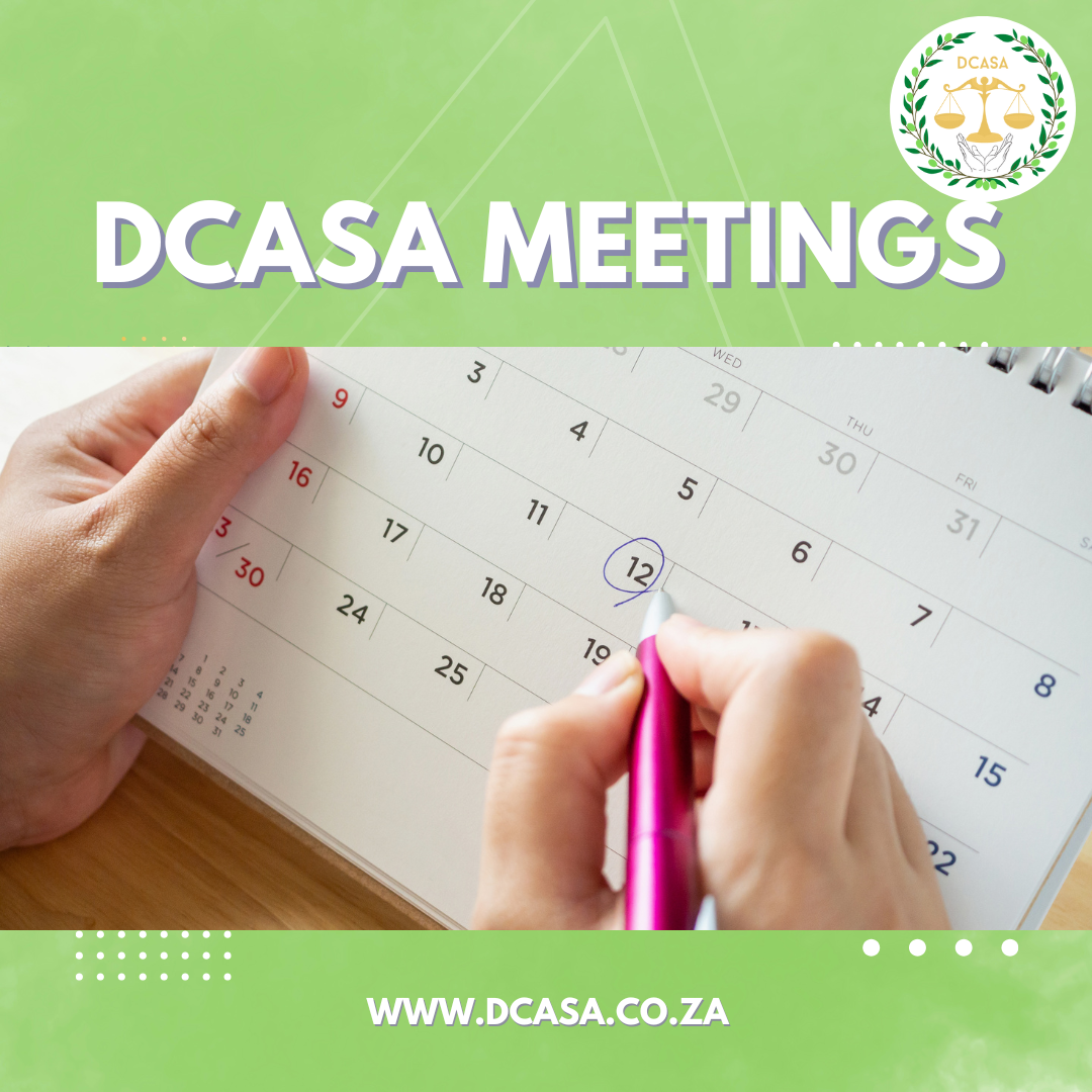 Branch Meeting Dates 2025 - DCASA